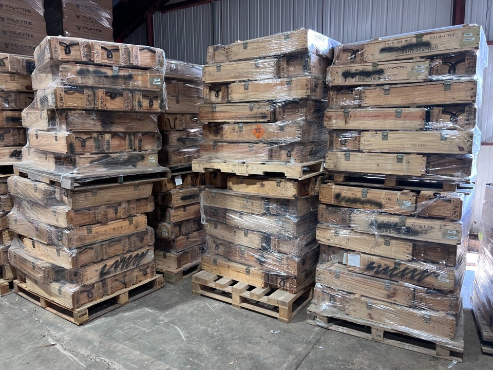 Wooden Surplus Ammo Crate M2 M30 Mortar Explosives Box U.S. Military ...