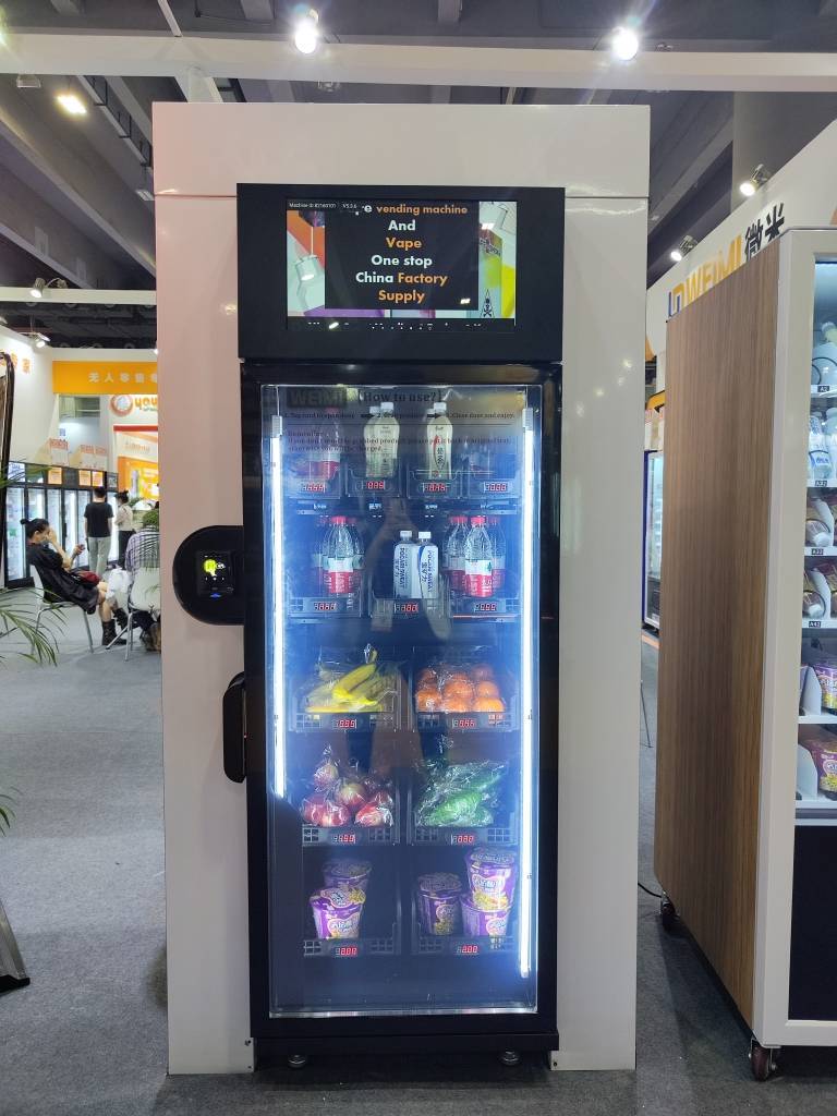 Corporate Meals Vending Refrigerator Evoca Swing Snack & Food