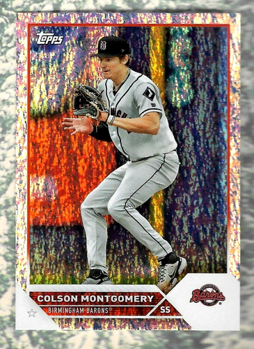 COLSON MONTGOMERY 2023 TOPPS PRO DEBUT SP ROOKIE RC #'D/ 175 MLB SOX ...