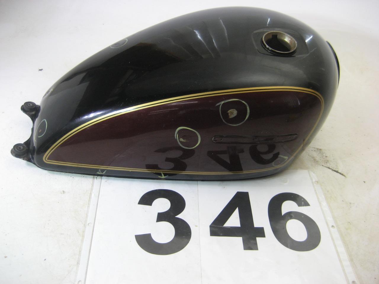 1982 Kawasaki KZ1100 Spectre 1100 Gas Fuel Tank Black Maroon used T-346 ...