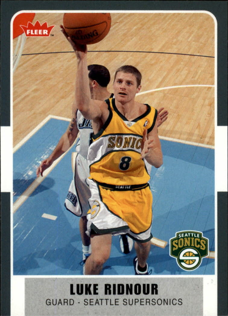 2007-08 Fleer #109 Luke Ridnour - NM-MT | eBay