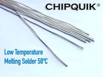 ChipQuik 16.5cm 6.5" LOW MELT MELTING SOLDER STICK SOLDERING CHIP BGA ...