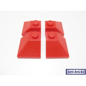 Lego Dachstein / Slope 45 2x2 rot 4 Stück # 3045 | eBay