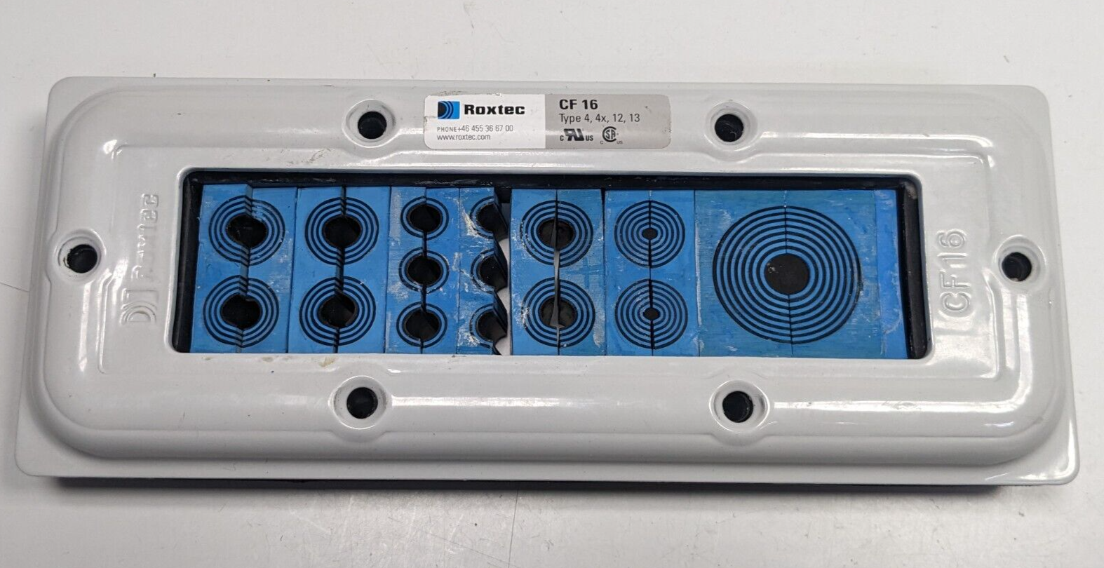 Roxtec CF 16 Cable Entry Seal Parts Lot - Outer Cover, Seal and Cable ...