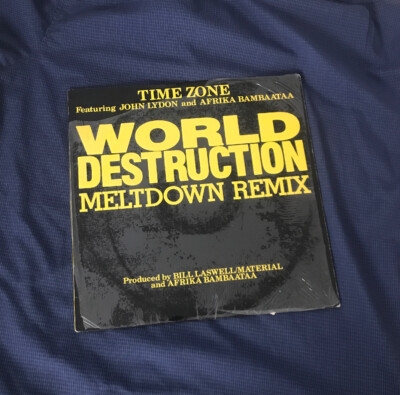 Time Zone John Lydon Africa Bambaataa World Destruction- Canada CEL191 ...