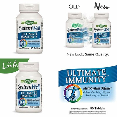 Nature's Way Systemwell Ultimate Immunity Multi-System Defense, 90 90 ...