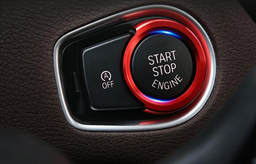 Fit For BMW X2 F39 2018-2021 Red Aluminum Engine Start Stop Ignition ...