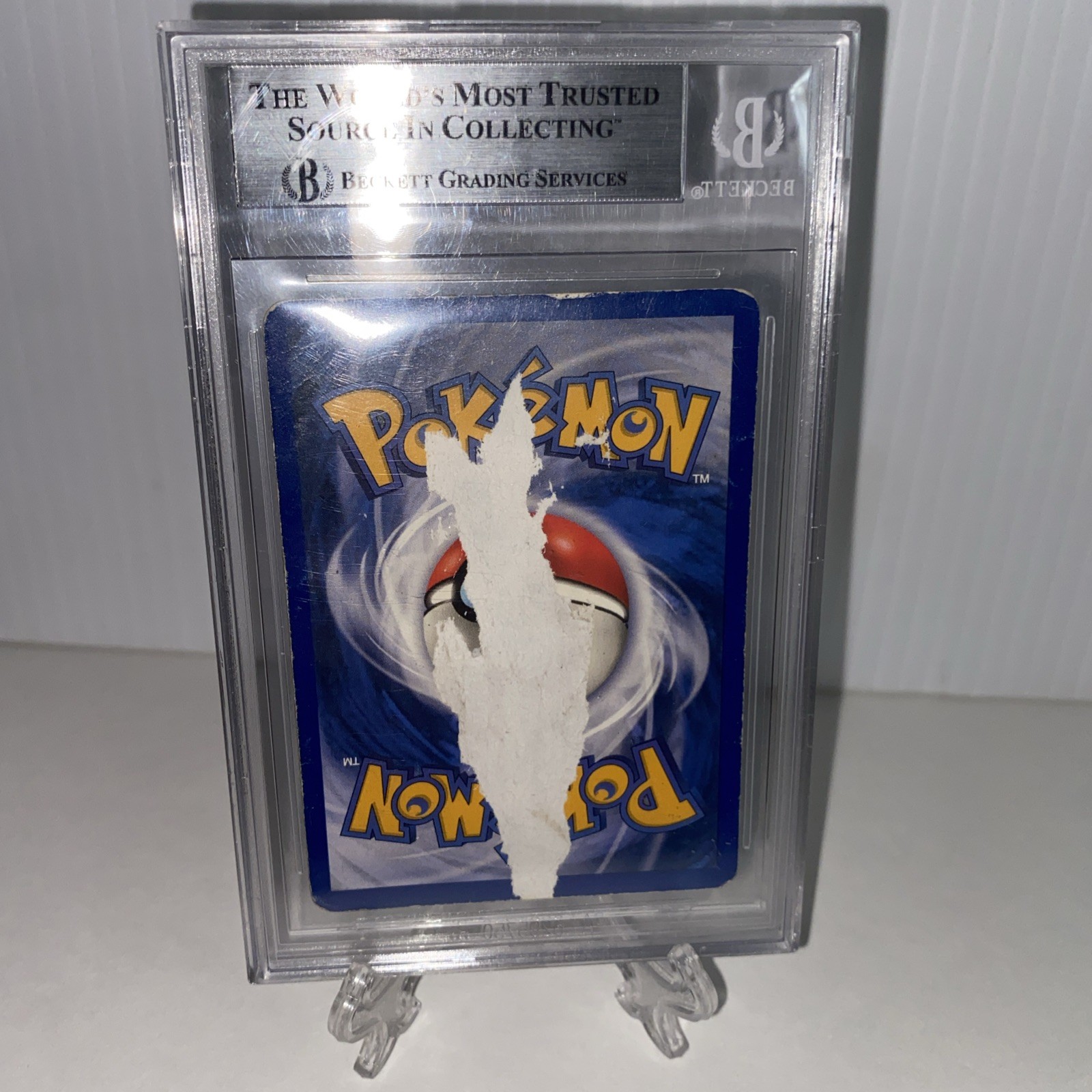 Pokémon TCG Charizard Base Set Holo Unlimited Rare 4/102 Beckett 1 LOW ...