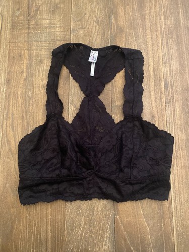 Intimately Free People Lace Bralette Bra Black Color XS Extra Small ...
