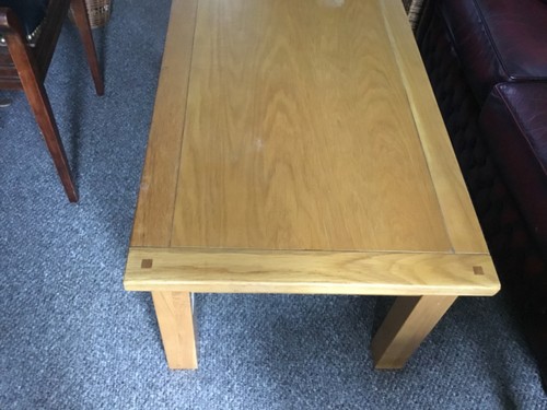 solid light oak coffee table | eBay UK