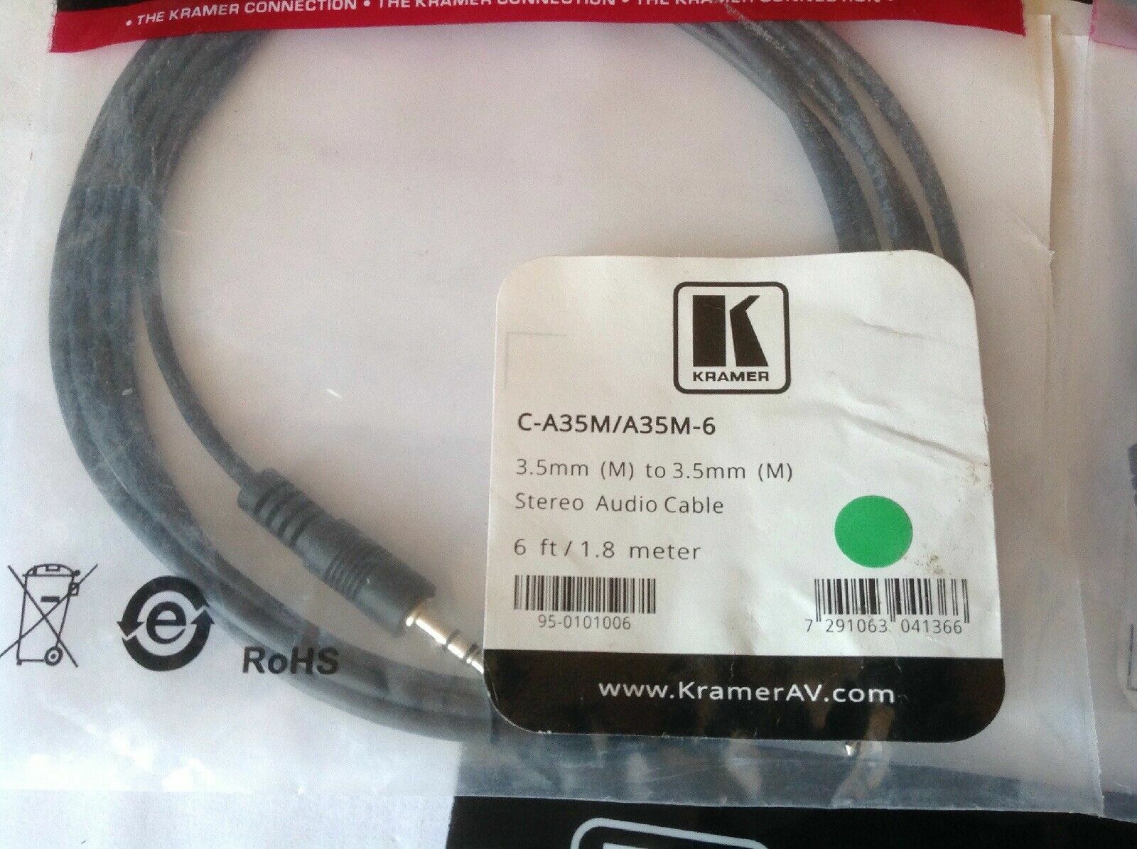 Kramer C-A35M/A35M-6 - audio cable - 1.8 m for sale online | eBay