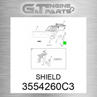 3554260C3 SHIELD fits INTERNATIONAL TRUCK (New OEM) | eBay