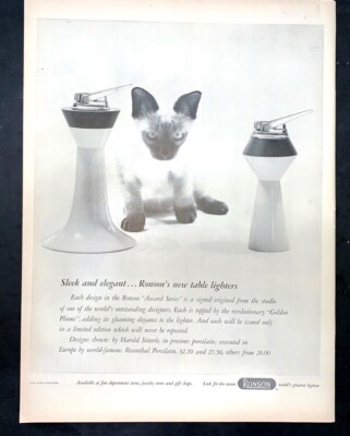 Life Magazine Ad RONSON Lighter 1954 AD A3 | eBay