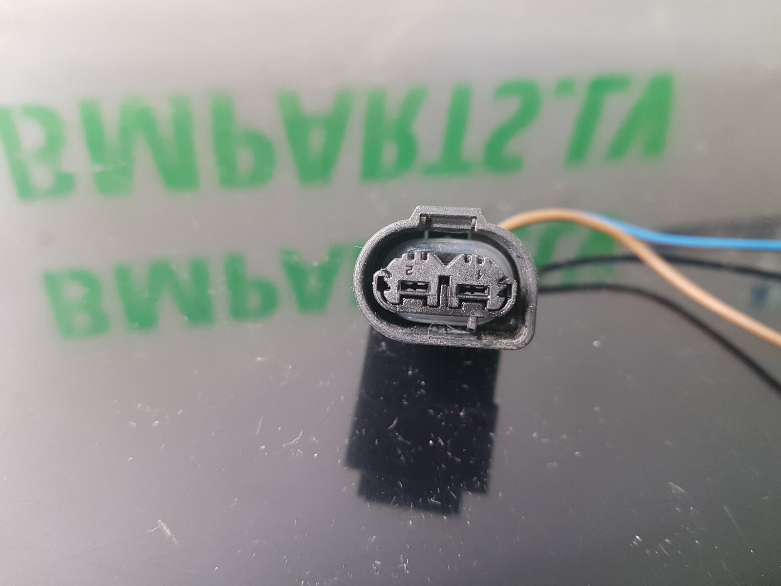 GENUINE BMW 2 POL SOCKET FOR HORN WITH PINS 8373328 BLACK /NEXT DAY ...