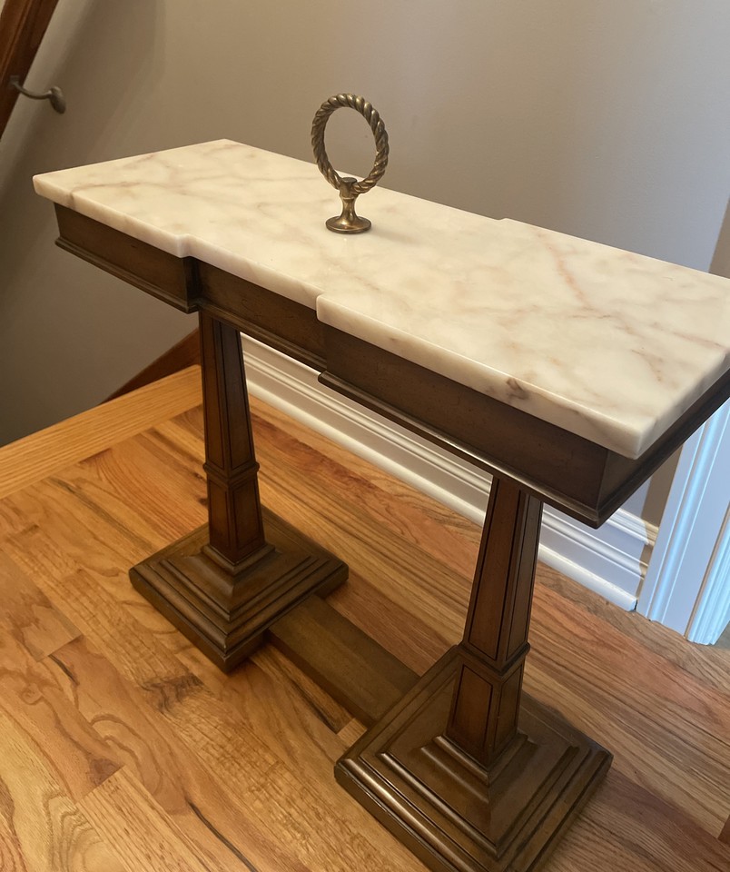 20th Century Marble Top Weiman Table | eBay