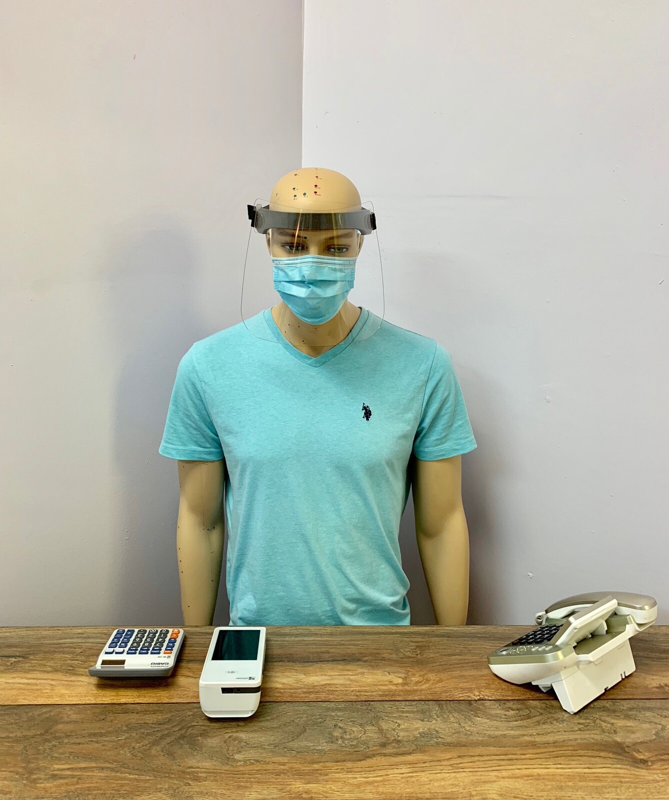 USA FACE SHIELD Eye Nose Mouth Protection Anti Spit Splash Sneeze ...