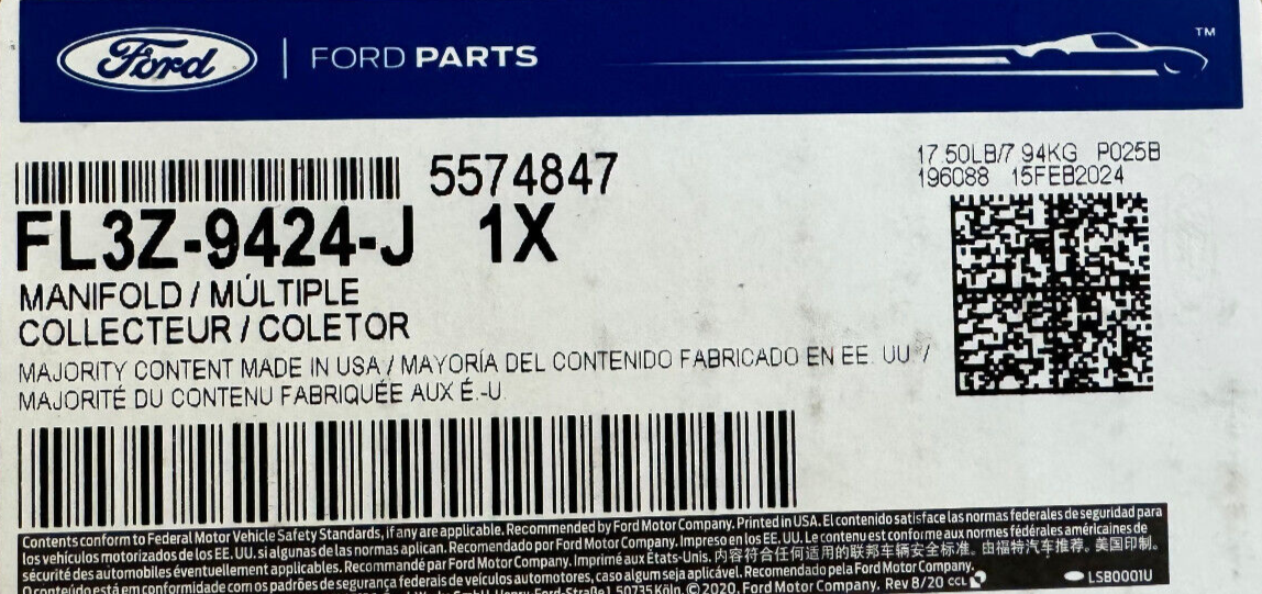 NEW OEM 15-17 Ford F-150 Engine Intake Manifold 5.0L V8 IMRC Actuator ...