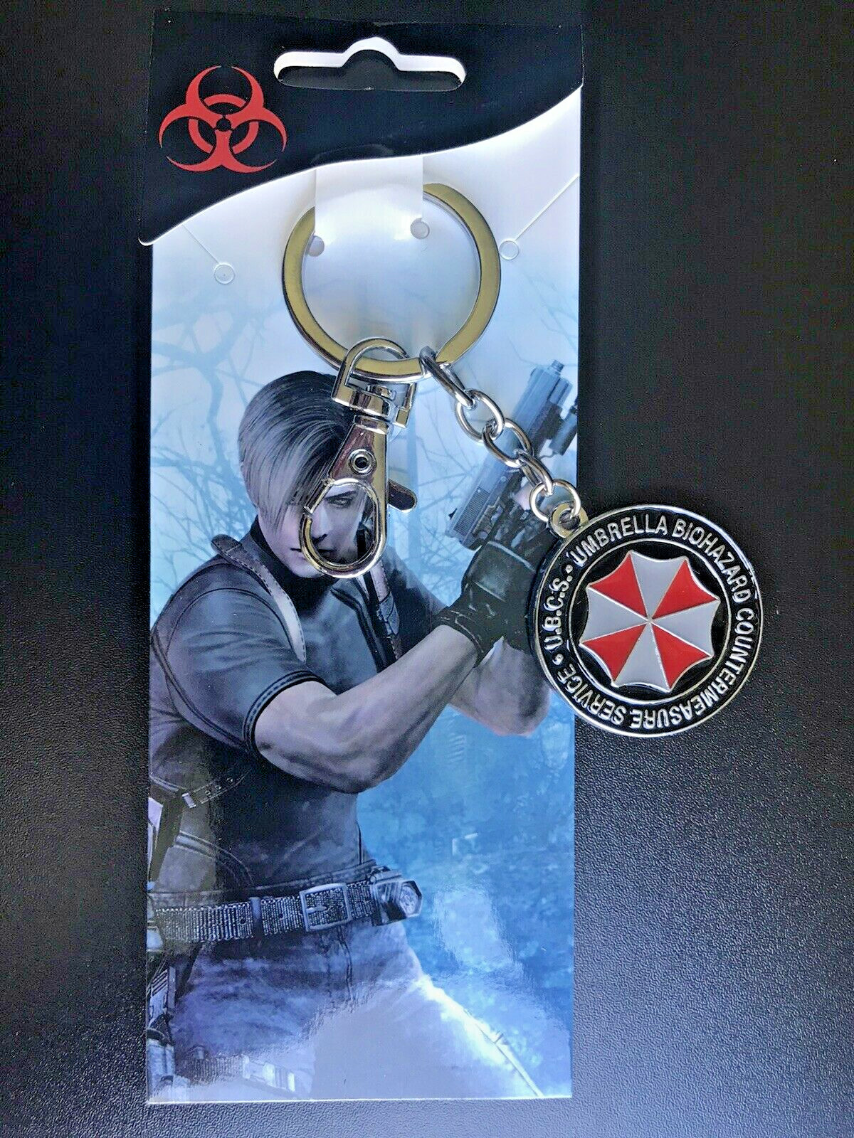 Resident Evil Keyring Keychain Gaming Jewellery PC CAPCOM RE2 Umbrella ...