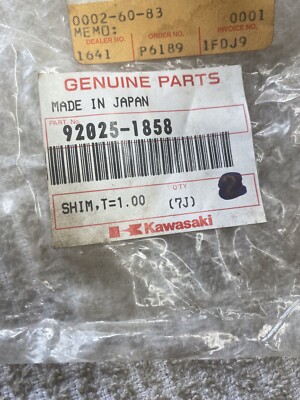 Kawasaki OEM Part 92025-1858 | eBay