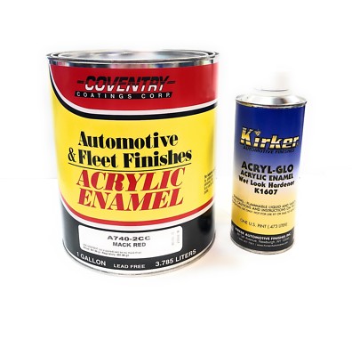 Mack Red Acrylic Enamel Single Stage Auto body shop car paint Coventry ...