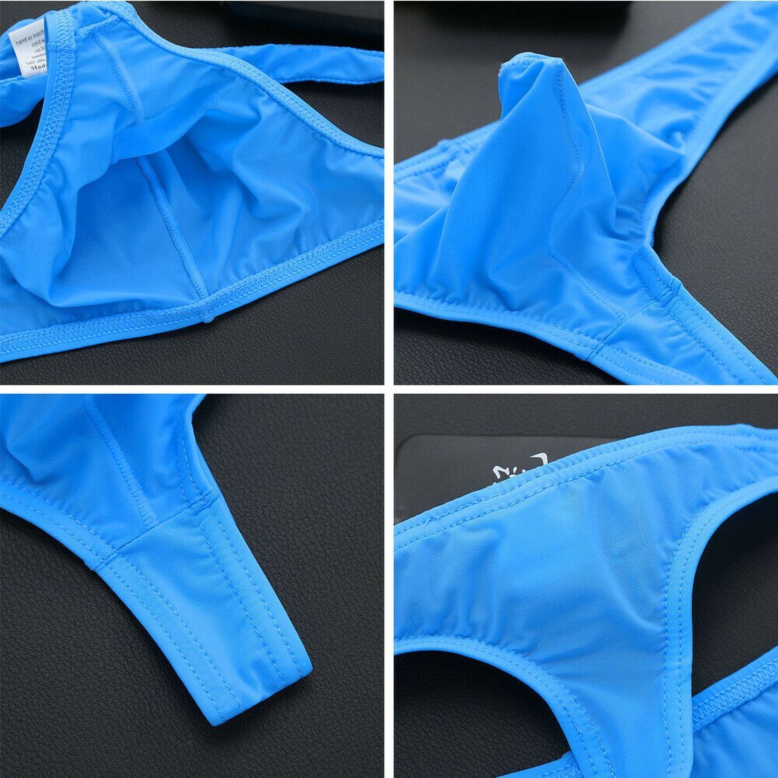 MCT PUSH-UP SWELL Schmalissimo RIO STRING TANGA SLIP EIS SEIDE 5 Farben ...