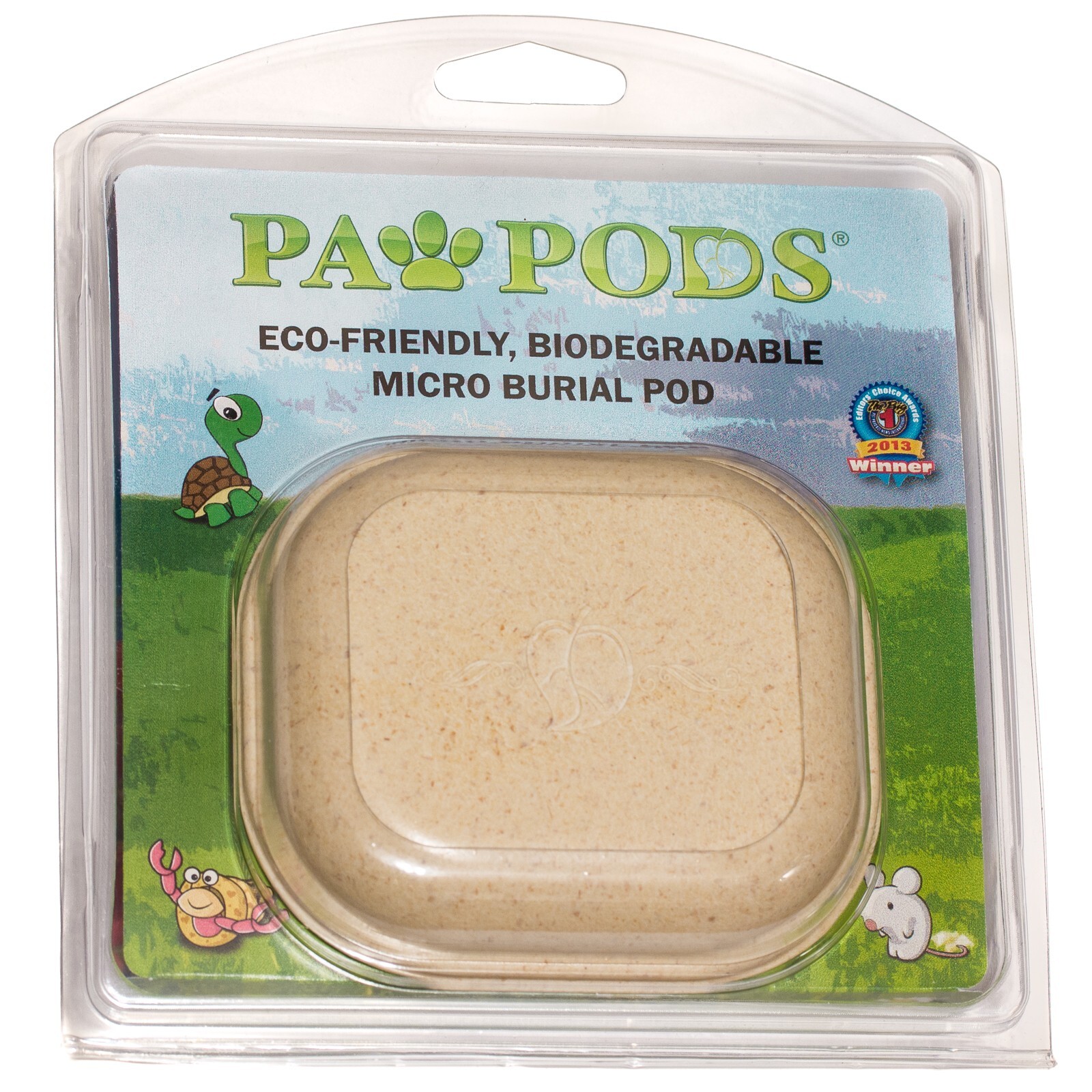 Paw Pods Biodegradable Pet Burial Pod With Seeded Leaf - Micro Natural ...