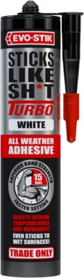 EVO-STIK Sticks Like Sh*t Turbo Adhesive, All Weather, Fast Setting ...