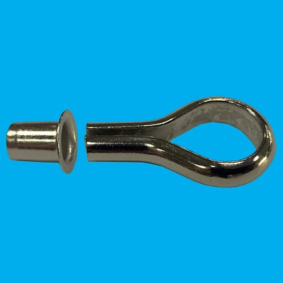 24x Silver Banjo Loop Shelf Stud Hook Supports & Plug in Socket Hole ...