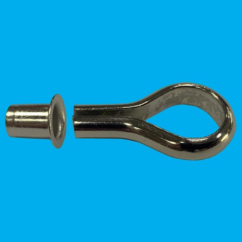 24x Silver Banjo Loop Shelf Stud Hook Supports & Plug in Socket Hole ...