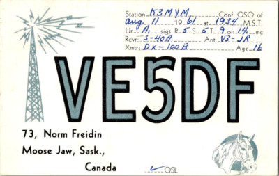 QSL QSO Card CB HAM Radio PostCard | eBay