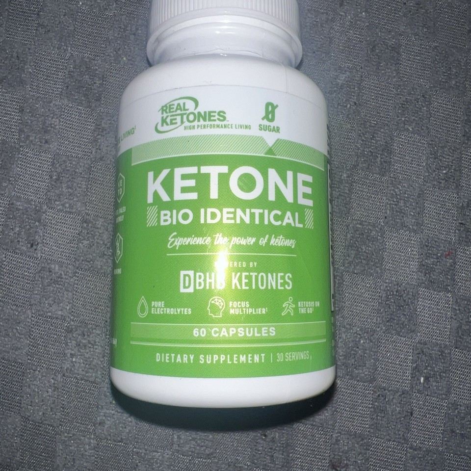 Real Ketones Ketone Bio Identical, Keto Electrolytes Supplement 60 Ct ...