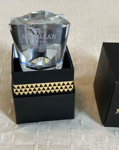 Macallan Crystal Cask Bottle Stopper 2015 Whiskey Scotch Glass New in ...