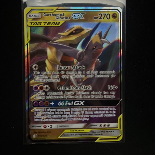 Garchomp & Giratina GX Tag Team Pokemon 146/236 Holo NM ULTRA RARE | eBay