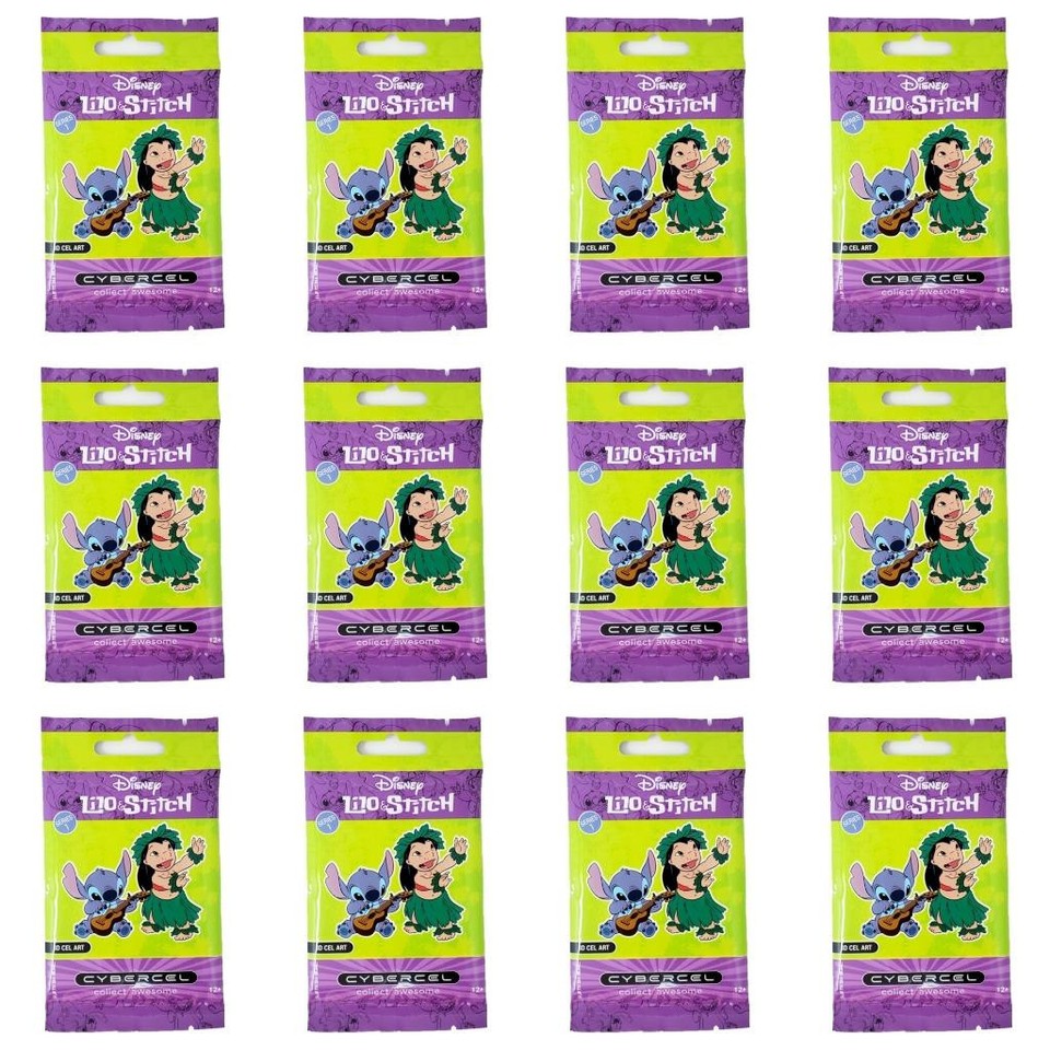 Disney Lilo + Stitch Cybercel 3D Cel Art - Lot of 12 New + Sealed Packs ...