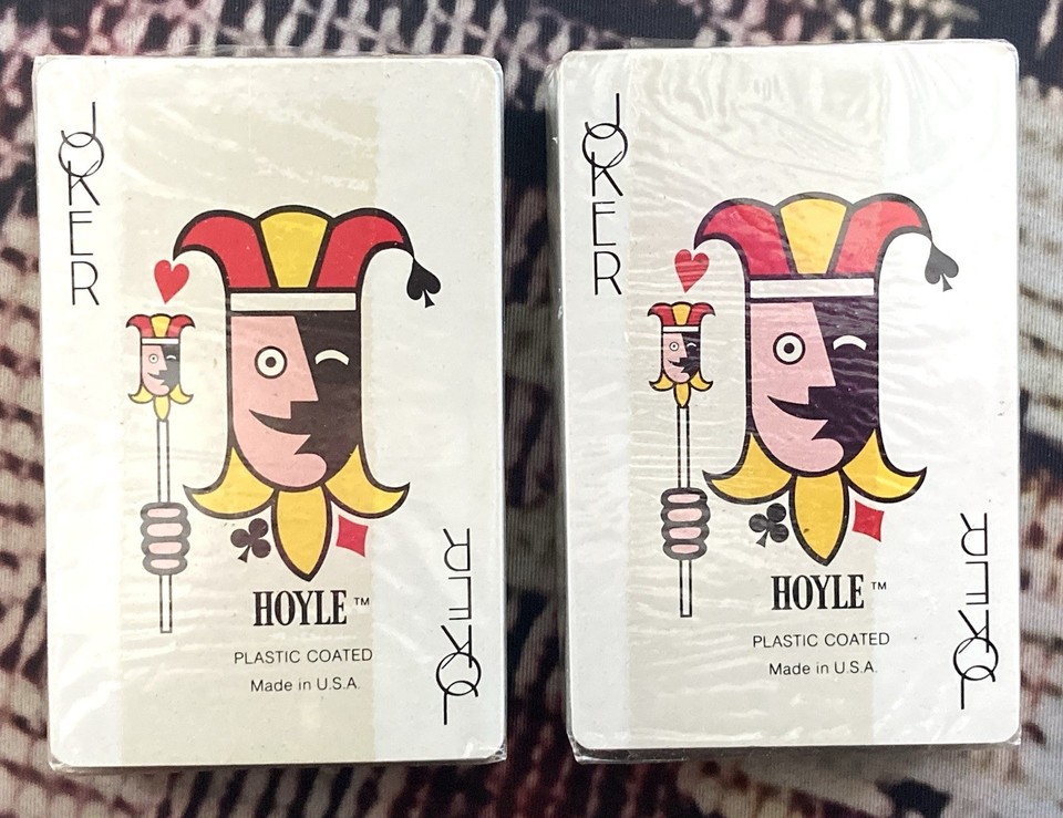 Vintage UNUSED SEALED Playing Cards 2 Deck Set Birds Goldfinch Robin ...