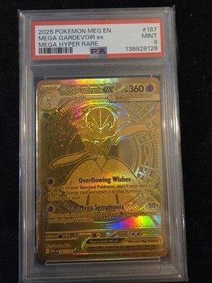 PSA 9 Mega Gardevoir EX #187 Mega Hyper Rare 2025 Pokemon MEG EN | eBay