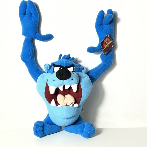 Vintage Nanco Looney Tunes Blue Taz Tasmanian Devil Plush Stuffed ...