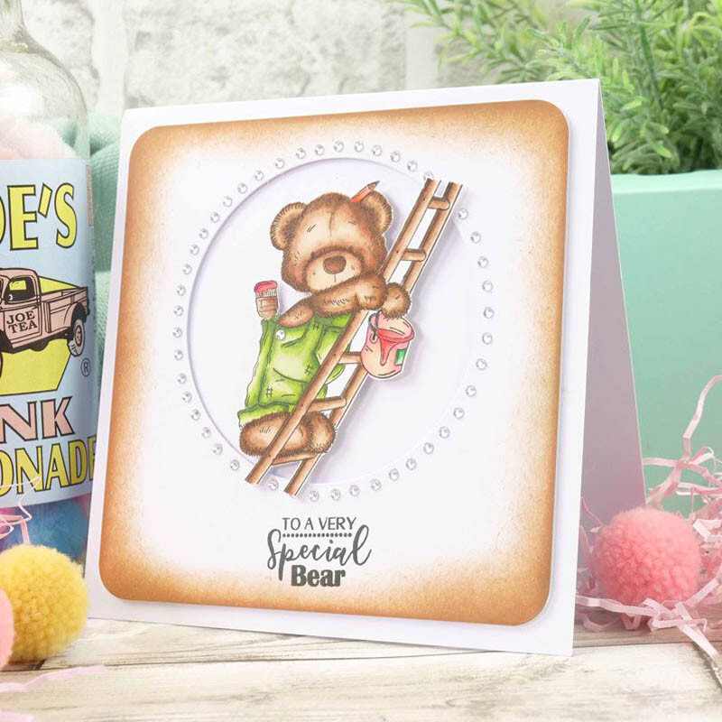 Lovely Bears Friends Clear Stamps Seal Embossing Stencil Album Craft ...