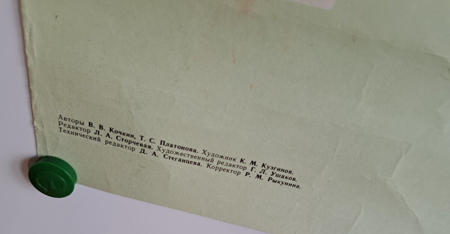 🔻red HUGE big ORIGINAL POSTER /Soviet MILITARY propaganda /1972/ Tank ...