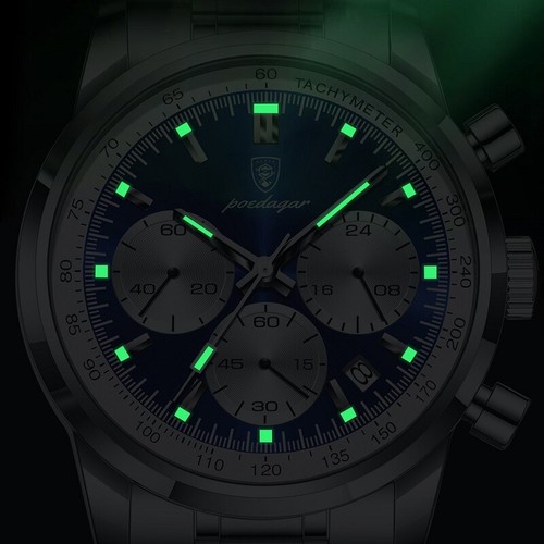 Luxury Mens Watch Chronograph Waterproof Date Luminous Quartz Watch | eBay