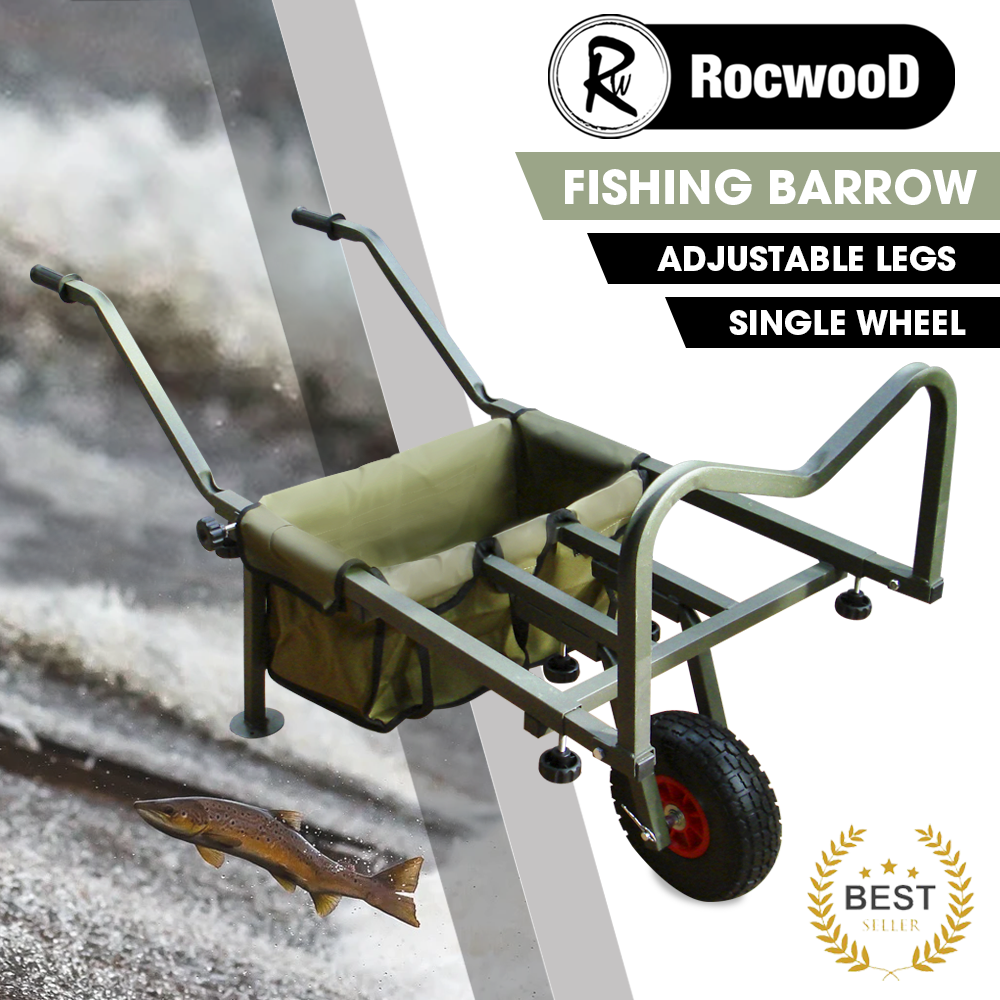 Rocwood Fishing Barrow Trolley Cart for sale online | eBay