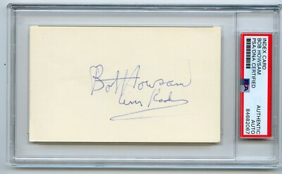 BOB HOWSAM Signed Index Card 1976 Reds 1964 Cardinals Guaranteed ...