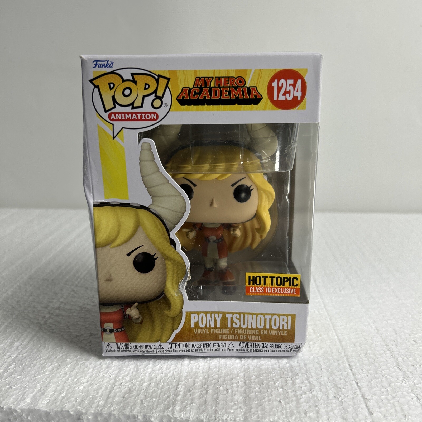 Funko Pop! #1254 Animation My Hero Academia Pony Tsunotori Class 1B Hot ...