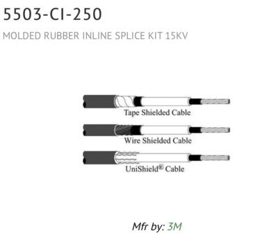 (C) 3M QUICK-SPLICE II INLINE SPLICING KIT FOR SHIELDED CABLE 5503-CI ...