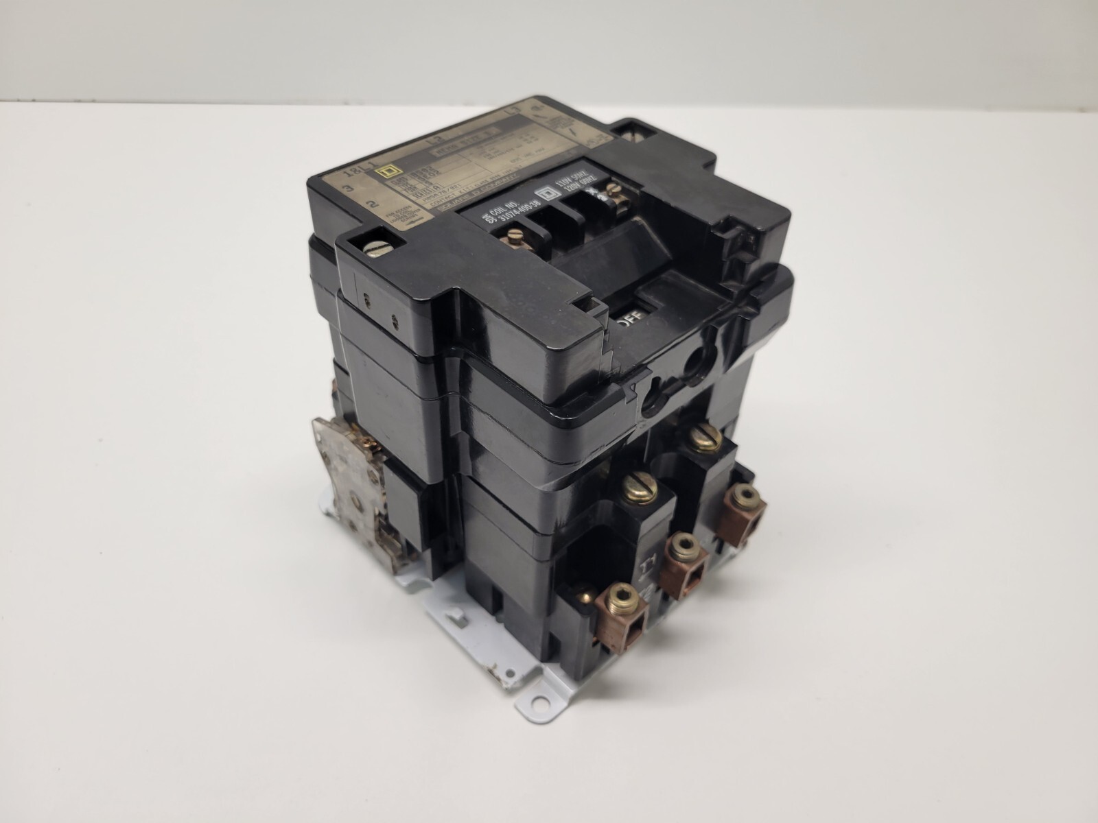 Square D 8502 Se02 Contactor Size 3 Series a 50hp 600 VAC Coil 120v for ...