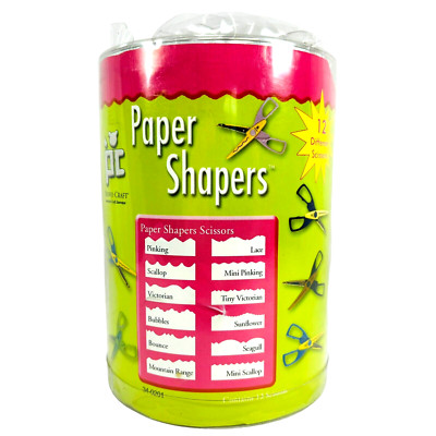 Provo Paper Shapers 6" Decorative Shapes Arts & Craft Color Scissors ...