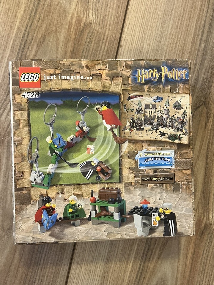 Vintage LEGO 4726 RETIRED Harry Potter Quidditch Practice NEW SEALED ...
