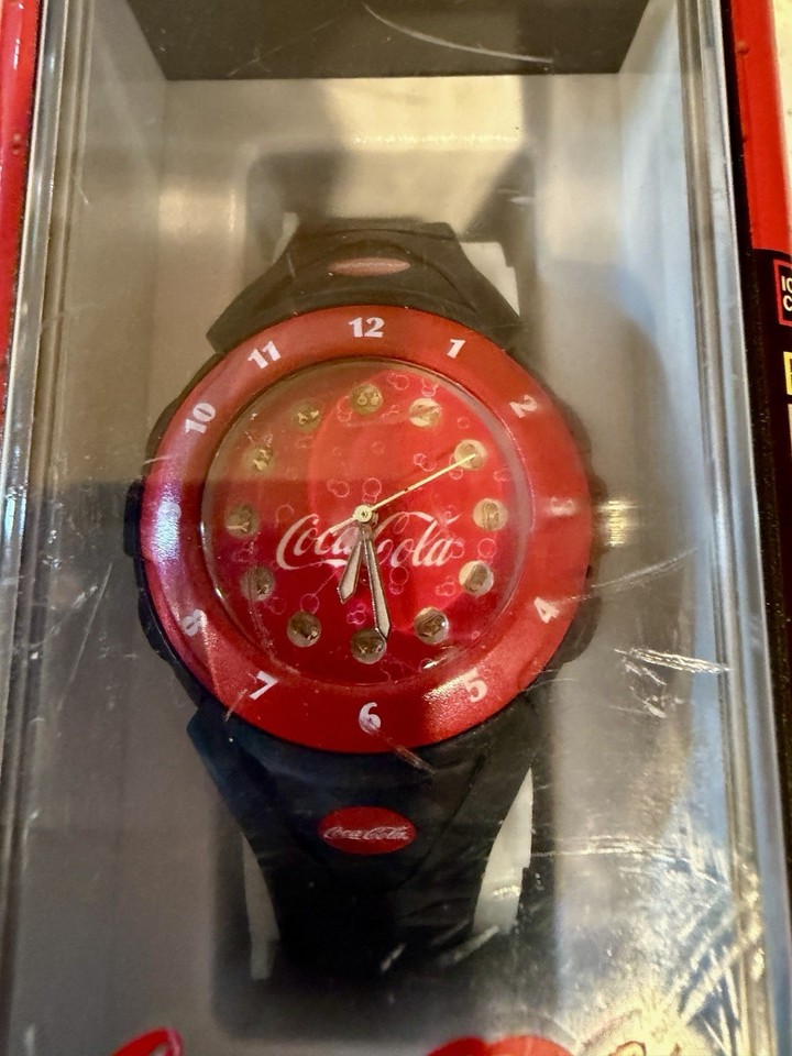 Rare Coca-Cola Wristwatch Never Opened Vending Machine Watch ...