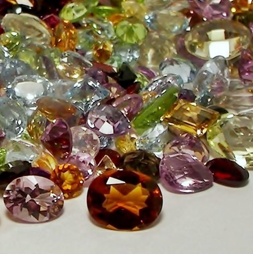 100+ CT MIX LOT LOOSE FACETED NATURAL GEMSTONES MIXED GEMS WHOLESALE ...
