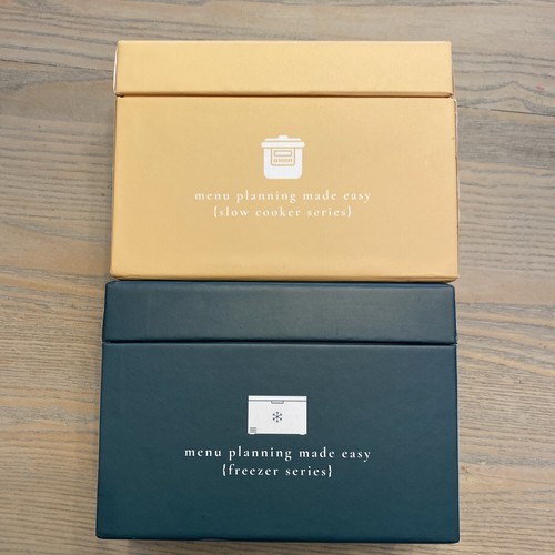 Passionate Penny Pincher Menu Planning Made Easy Set Of 2 Boxes Recipe ...